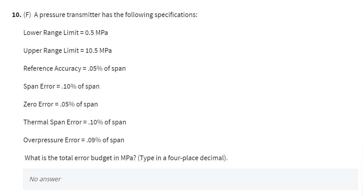 Solved In our video on piezoresistive pressure sensors | Chegg.com