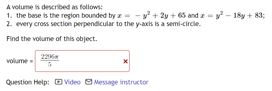 Solved The graph above shows the base of an object. Compute | Chegg.com