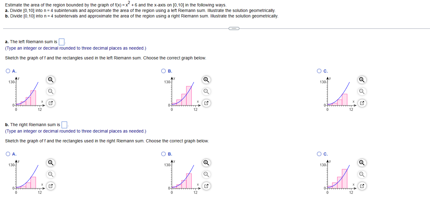 Solved a. ﻿Divide 0,10 ﻿into n=4 ﻿subintervals and | Chegg.com