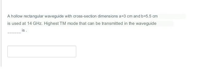 Solved A hollow rectangular waveguide with cross-section | Chegg.com