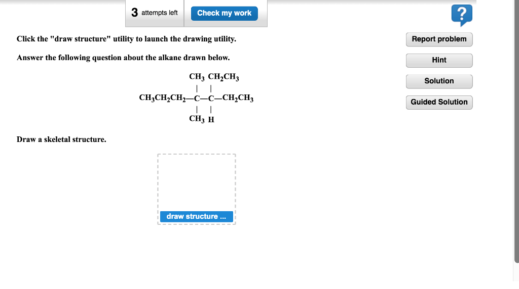 Solved 3 attempts left Check my work Click the "draw | Chegg.com