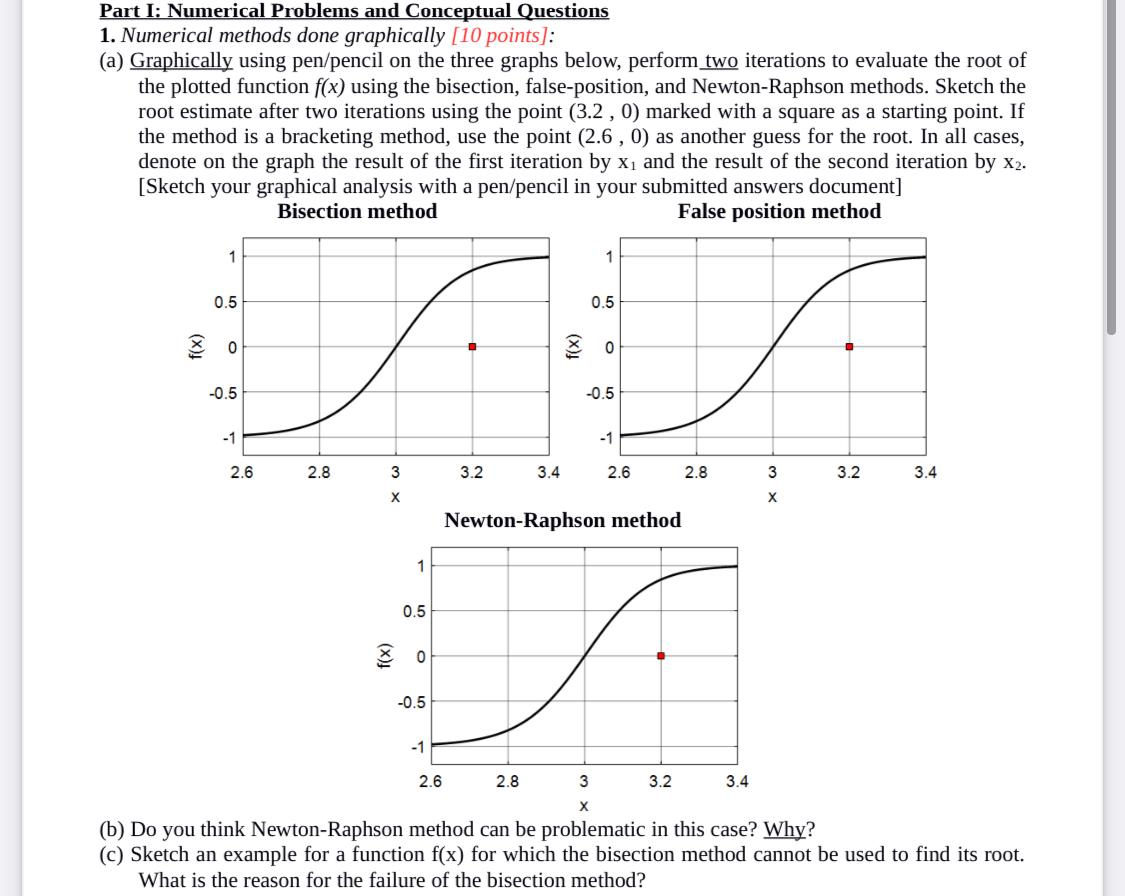 Part I: Numerical Problems and Conceptual Questions | Chegg.com