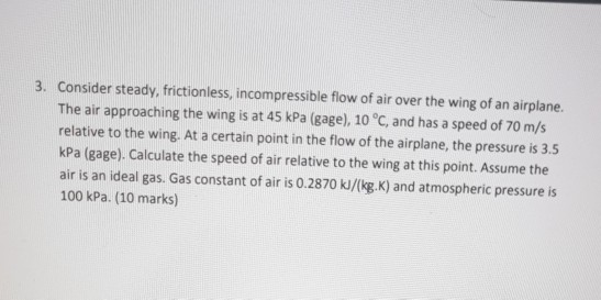 Solved Consider steady, frictionless, incompressible flow of | Chegg.com