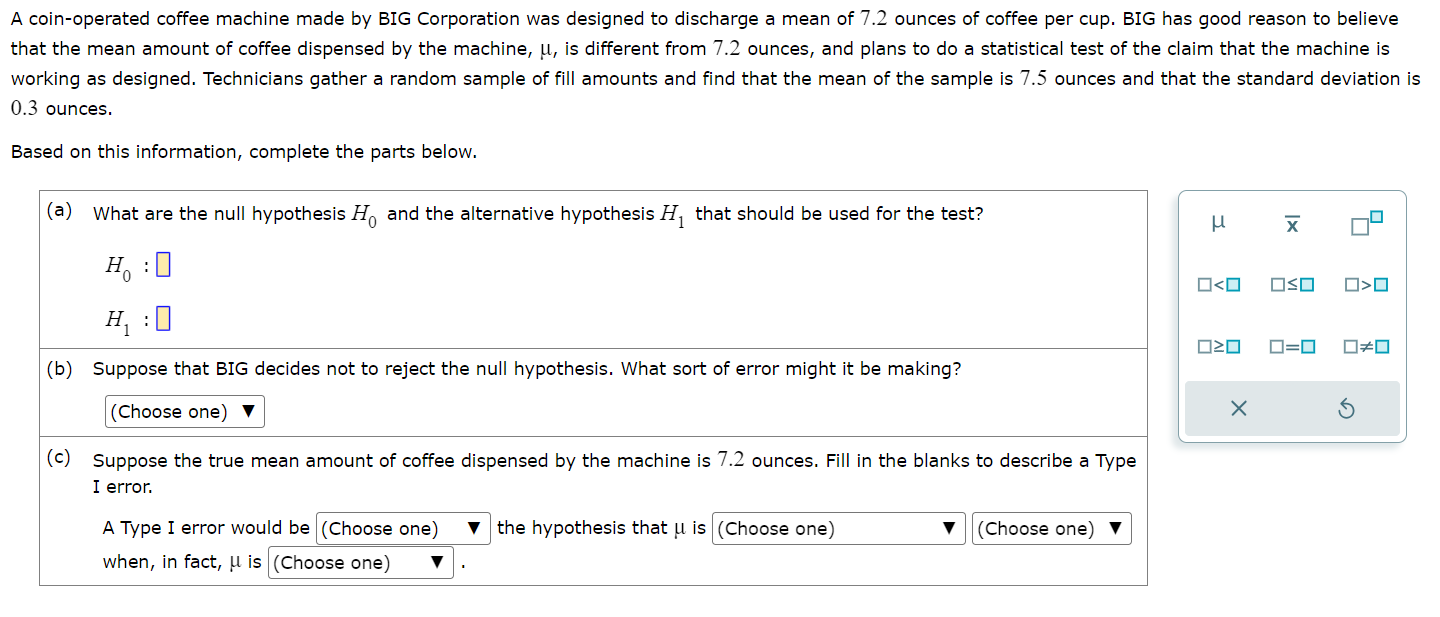 Solved A coin-operated coffee machine made by BIG | Chegg.com