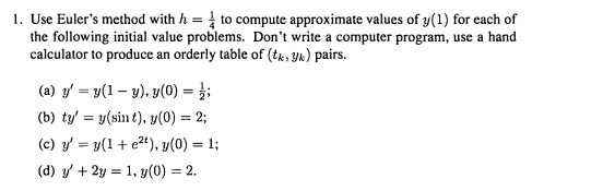 Solved 3. Write a computer program that solves each of the | Chegg.com
