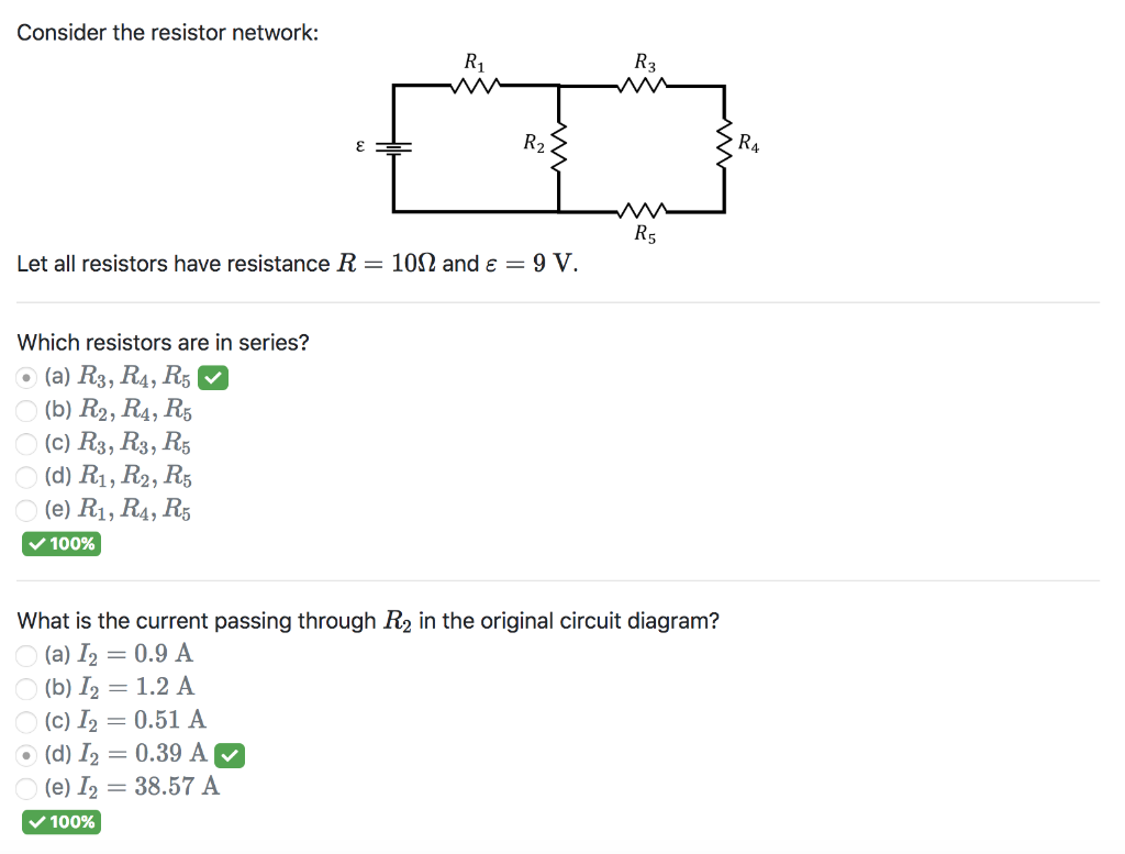 Solved Consider the resistor network: 3 4 Let all resistors | Chegg.com