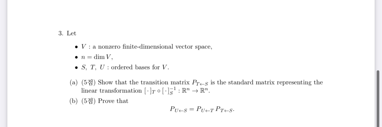 Solved LetV ﻿: a nonzero finite-dimensional vector | Chegg.com
