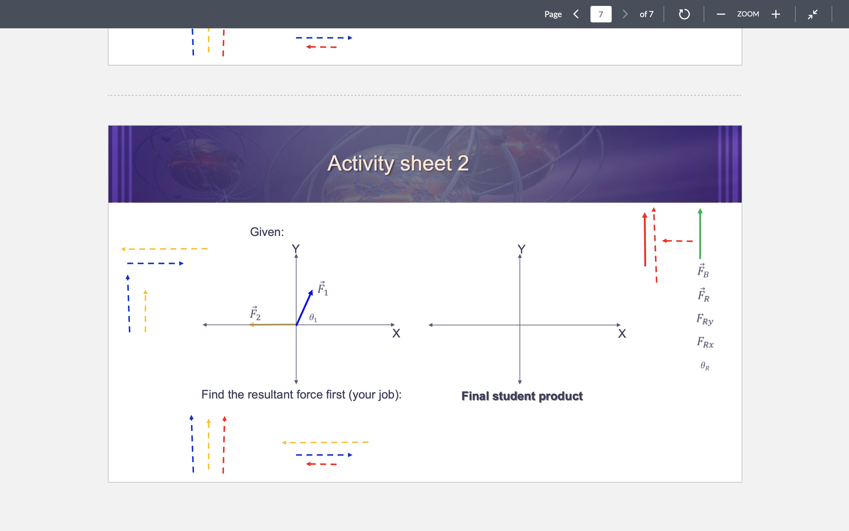 Solved Finding the net force and acceleration 1. Look at the | Chegg.com