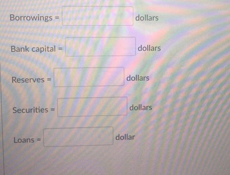 Solved The following table shows the initial balance sheet | Chegg.com
