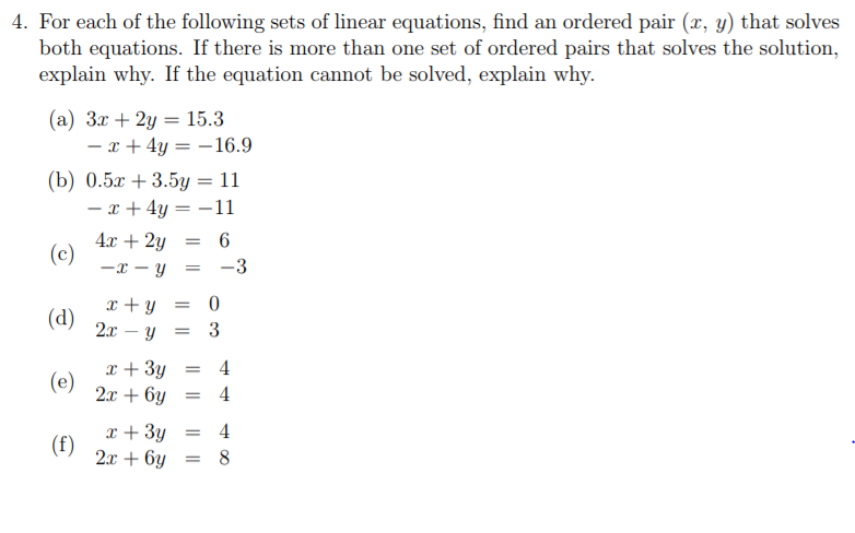 Solved Please explain how to solve for #4. And for 3.D what | Chegg.com