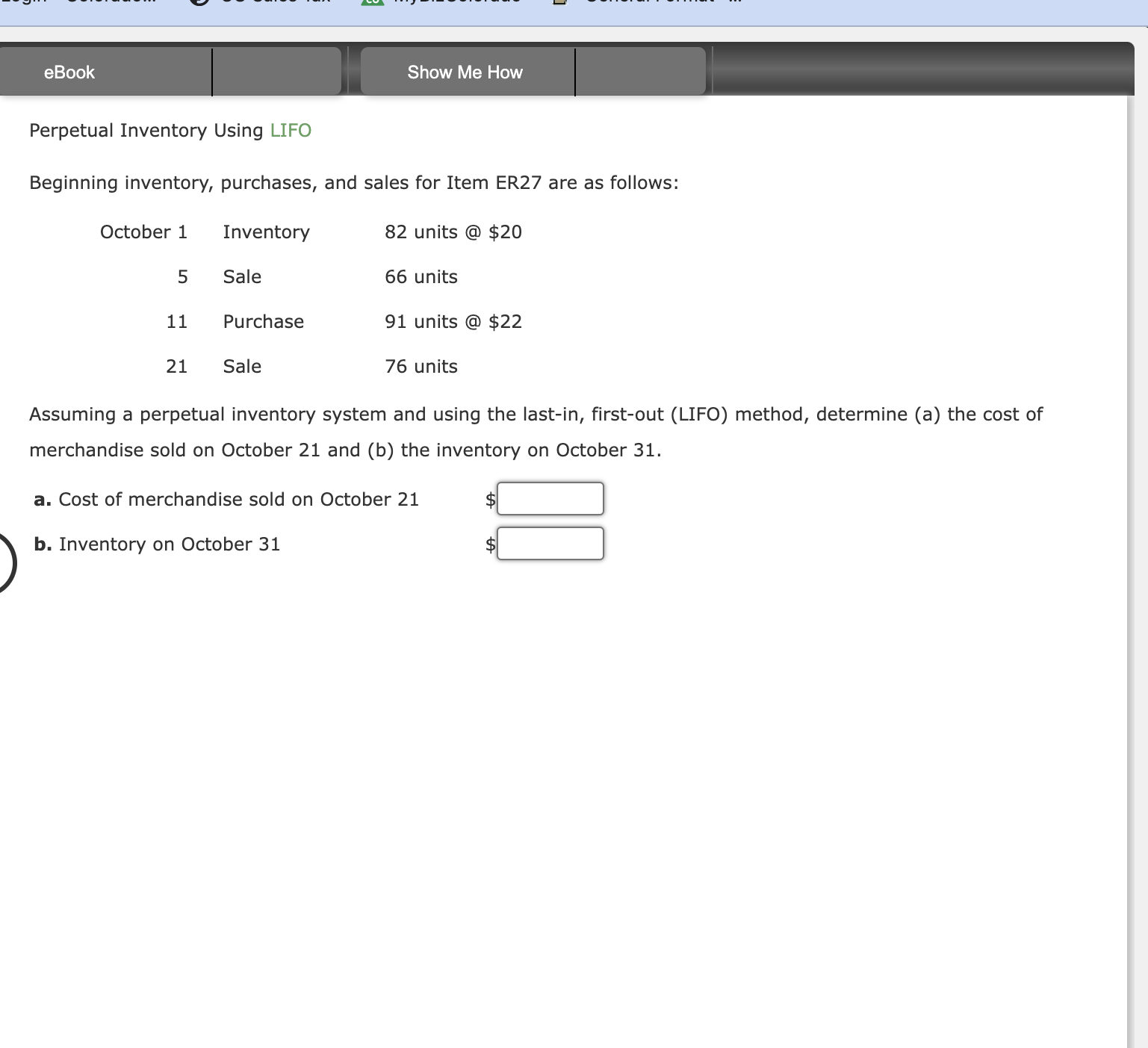 Solved Beginning inventory, purchases, and sales for Item | Chegg.com