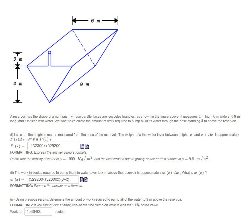 Solved For some reason my answer is right but the rest is | Chegg.com