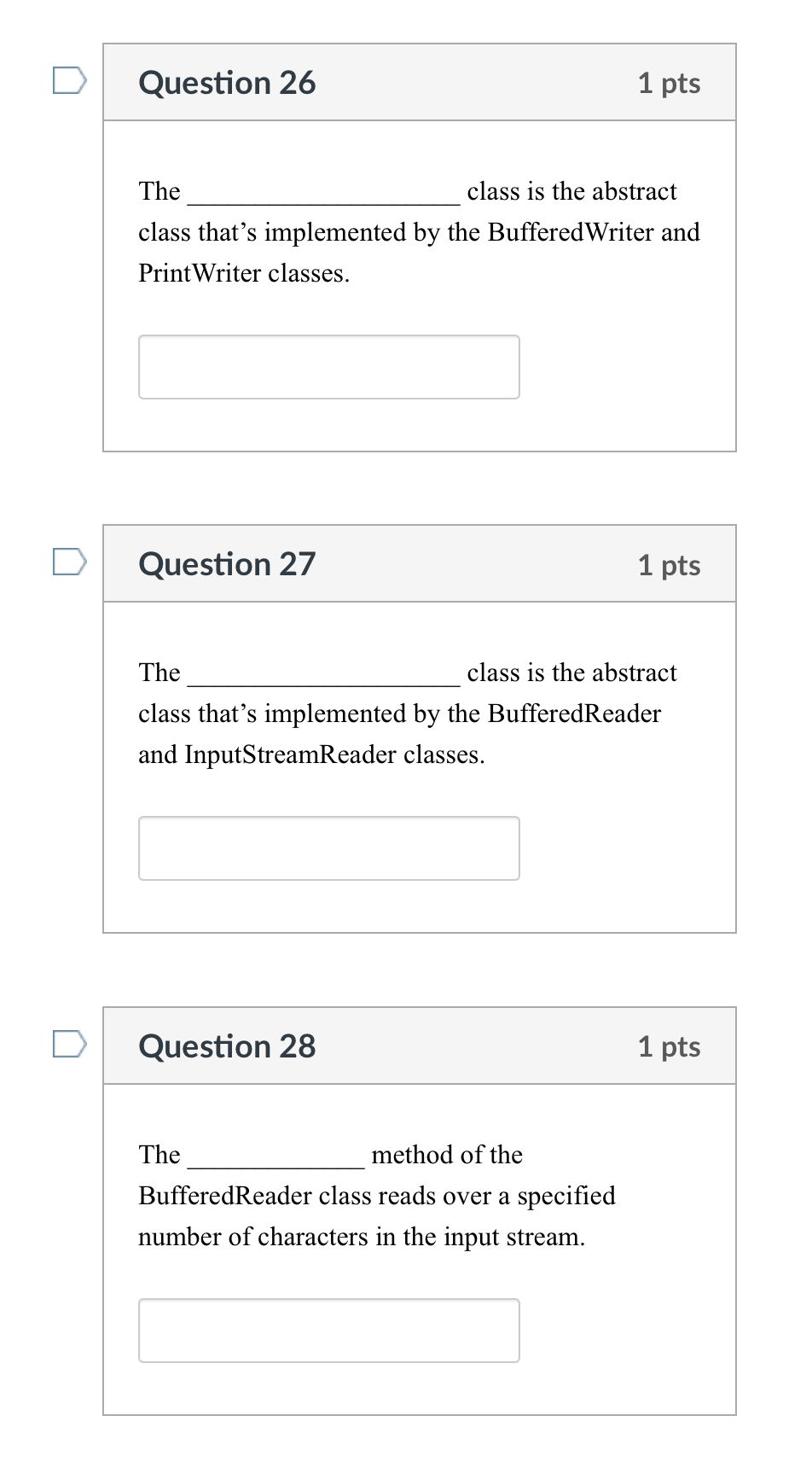 Solved The class is the abstract class that's implemented by | Chegg.com