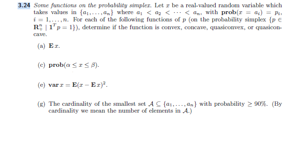 3.24 Some functions on the probability simpler. Let I | Chegg.com