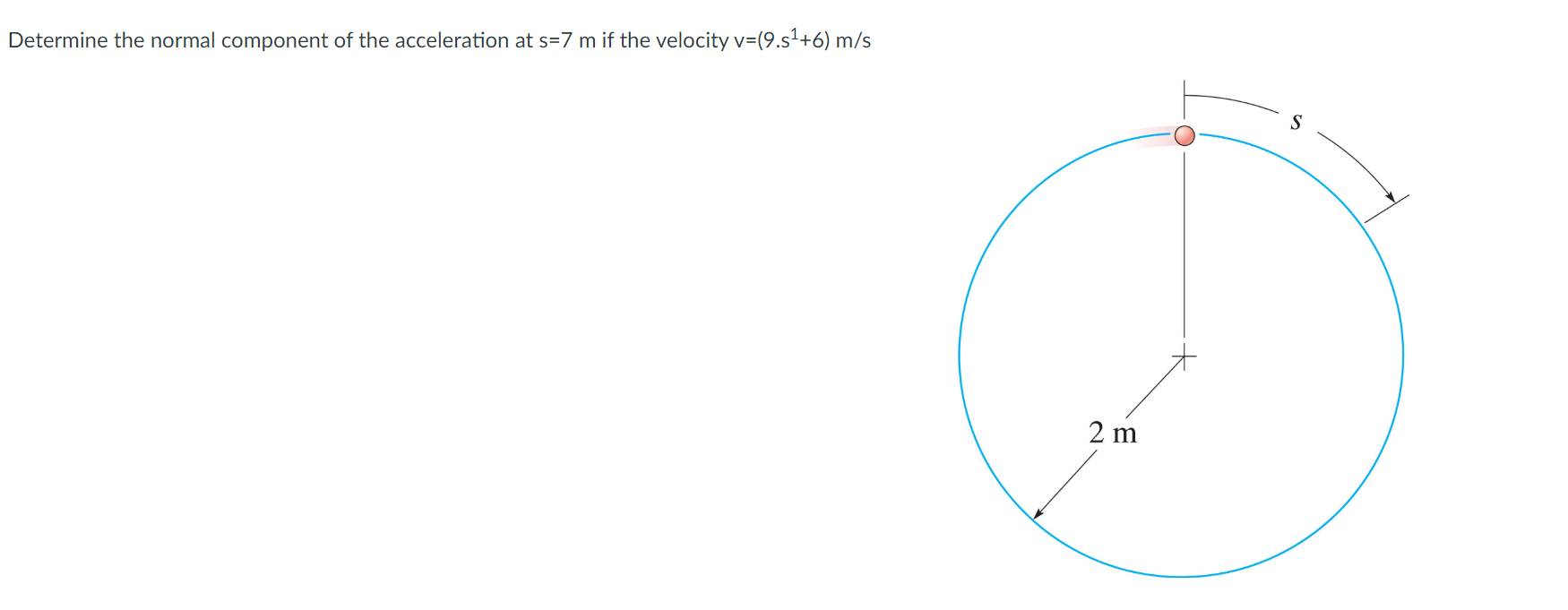Solved Determine The Normal Component Of The Acceleration At