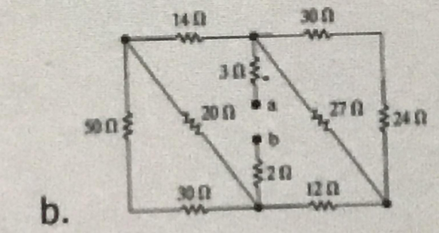 Solved Find the equivalent resistance, Rab, of the following | Chegg.com