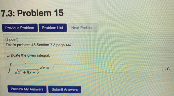 Solved 73 Problem 12 Previous Problem Problem Listnext 