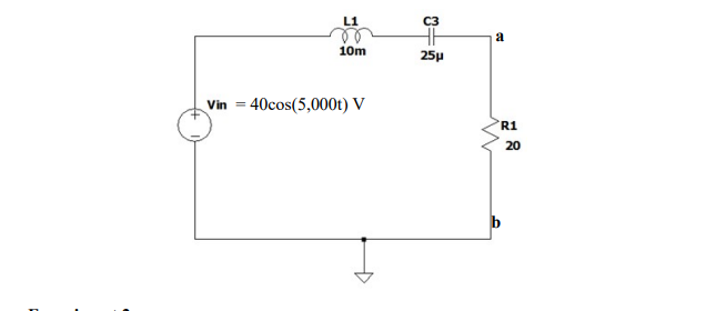 Solved Experiment 2: Implement the circuit in LTspice and | Chegg.com