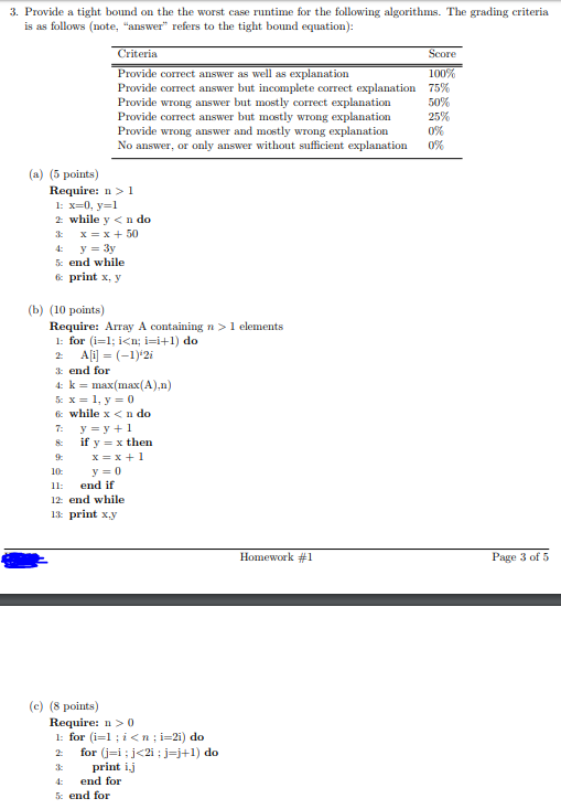 Solved 3. Provide a tight bound on the the worst case | Chegg.com