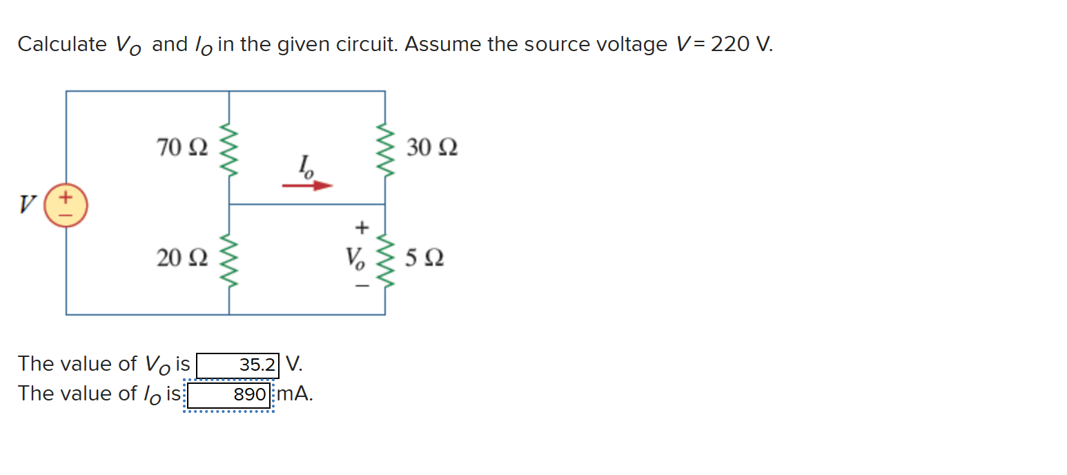 Solved Calculate VO and IO in the given circuit. Assume the | Chegg.com