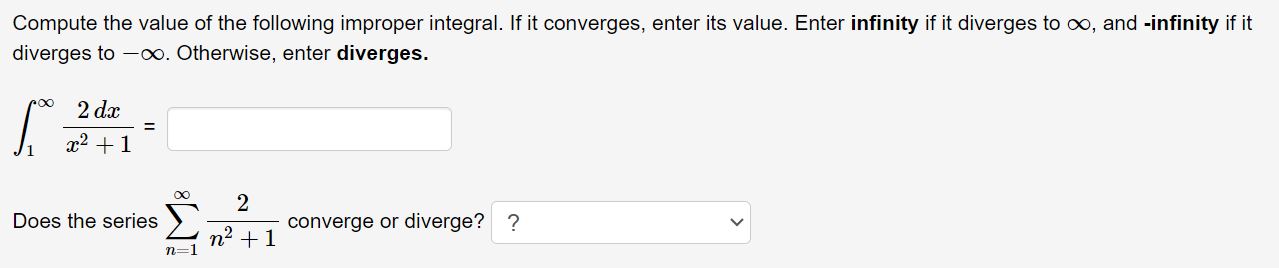 Solved Compute the value of the following improper integral. | Chegg.com