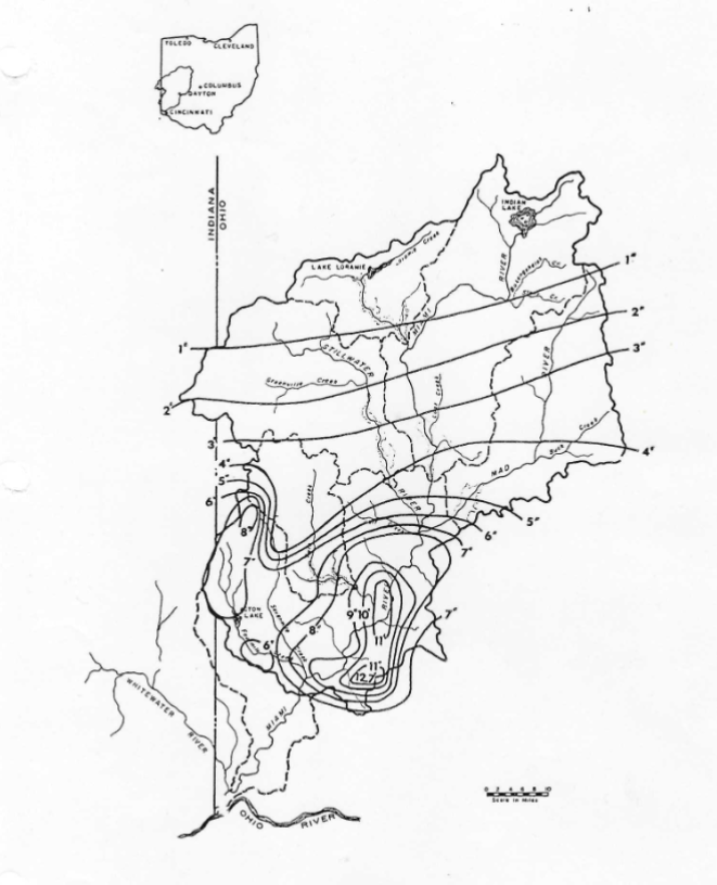 Solved Compute average depth of storm rainfall over the | Chegg.com