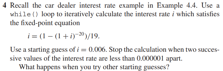 Solved Recall the car dealer interest rate example in | Chegg.com