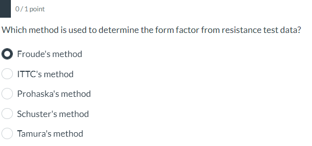 Solved Which method is used to determine the form factor | Chegg.com