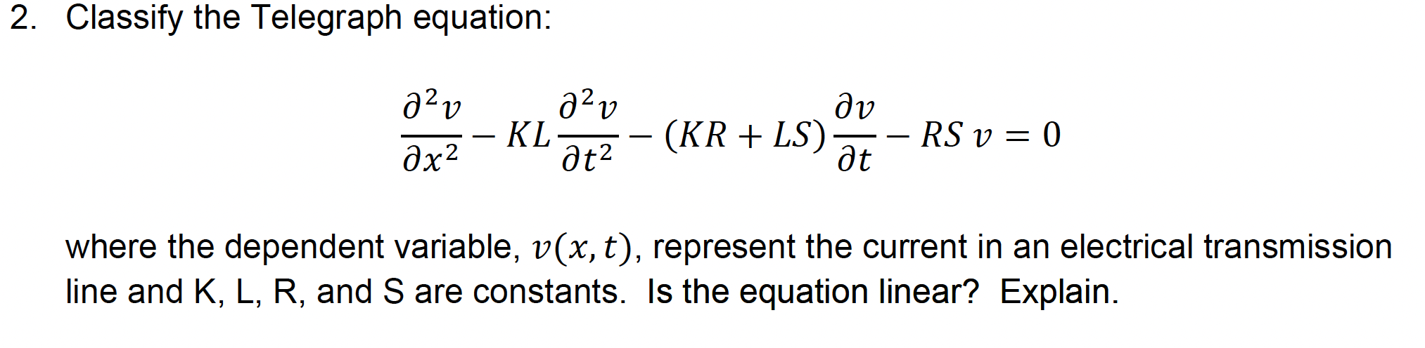 Solved Classify the Telegraph | Chegg.com