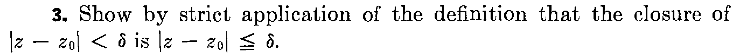 Solved 3. Show by strict application of the definition that | Chegg.com