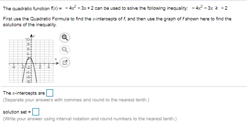 Solved The quadratic function f(x) = - 4x2 – 3x+2 can be | Chegg.com