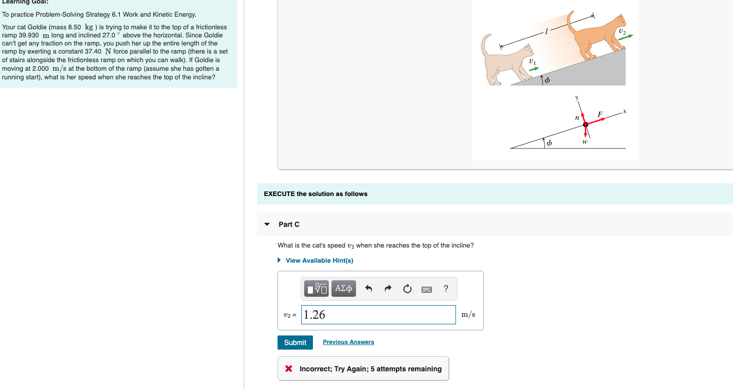 Solved Learning Goal: To practice Problem Solving Strategy | Chegg.com
