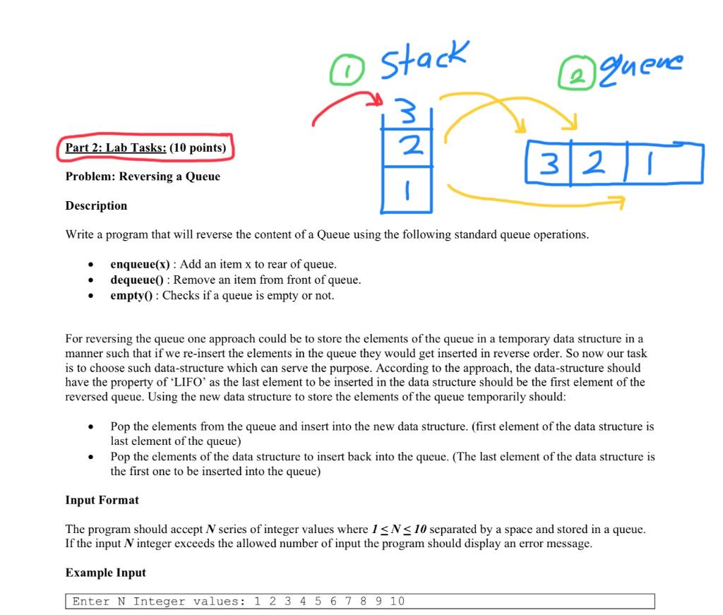 Solved Write a program that will reverse the content of a | Chegg.com