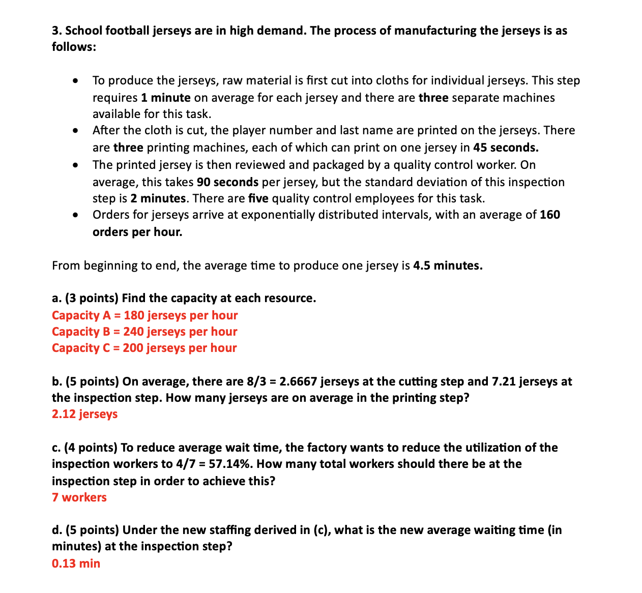 Solved The correct answers to each calculation are shown in | Chegg.com