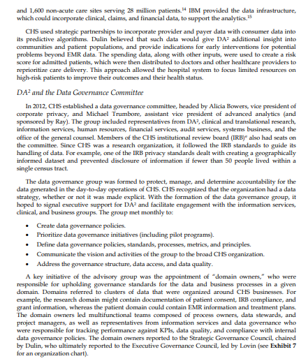 Solved Below are several snippets of a case study, this is | Chegg.com