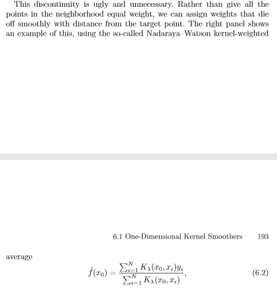 Ex. 6.5 Show that fitting a locally constant | Chegg.com