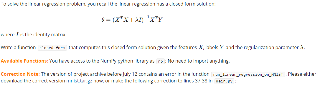 Solved Python Programming def Closed form X Y Lambda fa