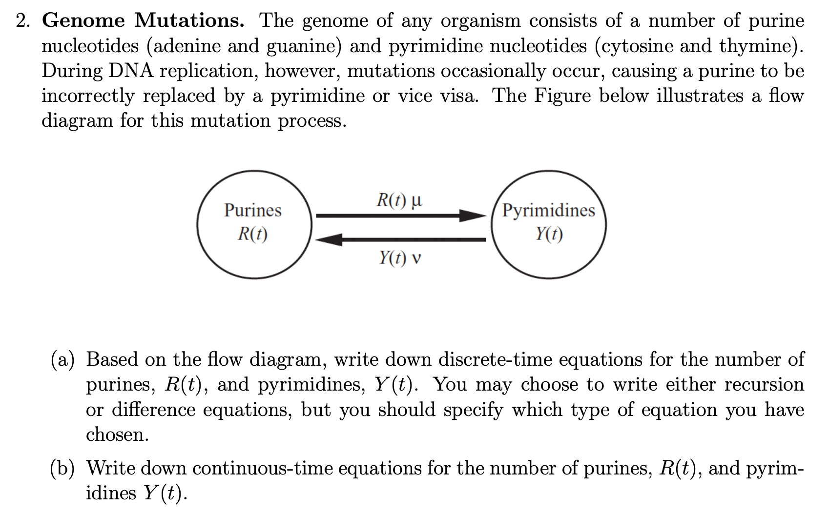 Solved Genome Mutations. The genome of any organism consists | Chegg.com