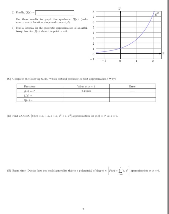 Solved ACTIVITY 11 Math 151 Calculus II Spring 2017 Red IDE | Chegg.com