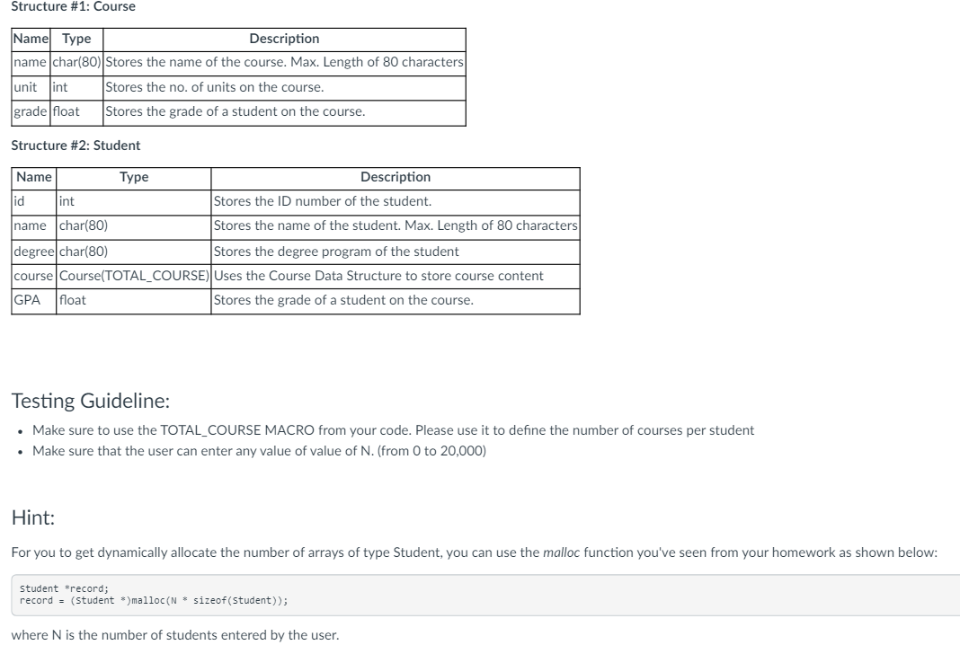Solved C-Language Initial Code #include #include | Chegg.com