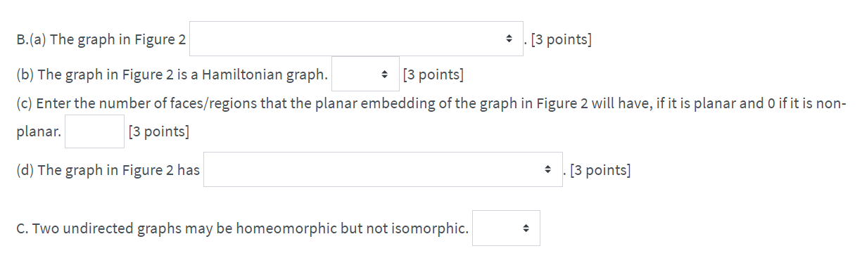 Solved E Figure 1 Figure 2. A.(a) The graph in Figure 1 - [3 | Chegg.com