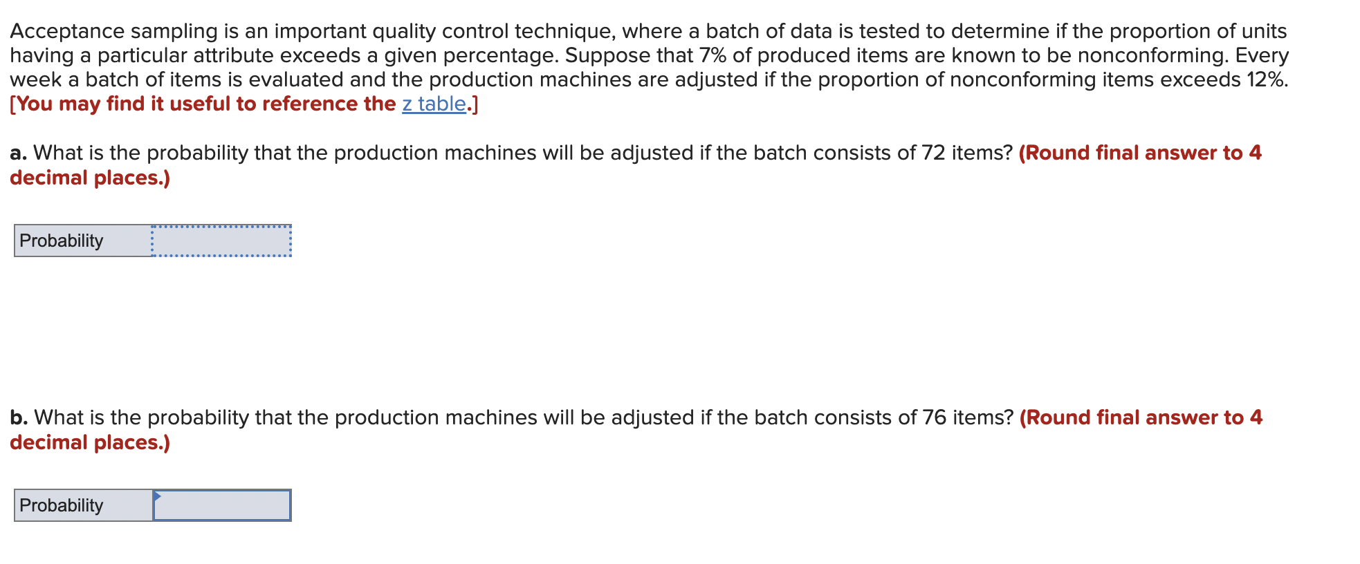Solved Acceptance sampling is an important quality control | Chegg.com