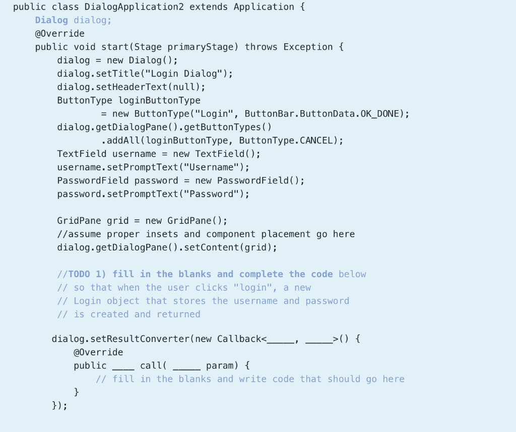 Solved Login Dialog Username: Username Password: Password | Chegg.com