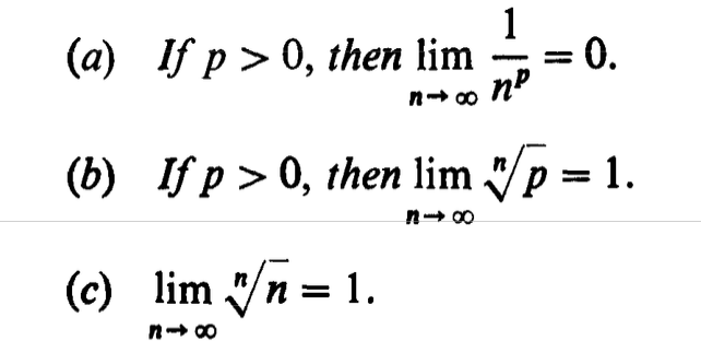 Solved (a) If p>0, then limn→∞np1=0. (b) If p>0, then | Chegg.com