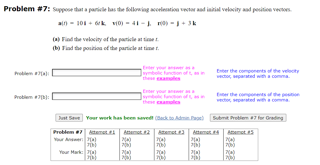 Solved Problem #7: Suppose that a particle has the following | Chegg.com