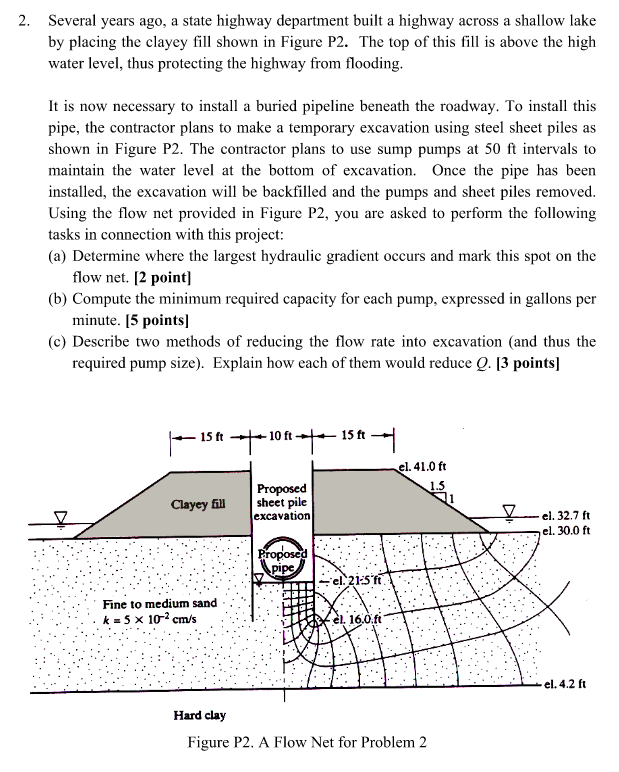 Solved 2. Several years ago, a state highway department | Chegg.com
