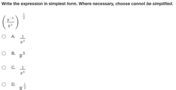 Solved Write the expression in simplest form. Where | Chegg.com