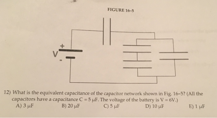 Solved What is the equivalent capacitance of the capacitor | Chegg.com
