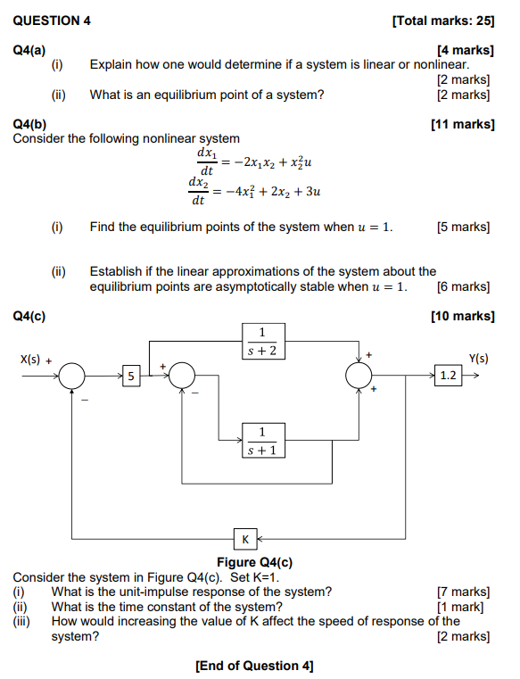 Solved QUESTION 4 [Total marks:25] Q4(a) [4 marks] (i) | Chegg.com