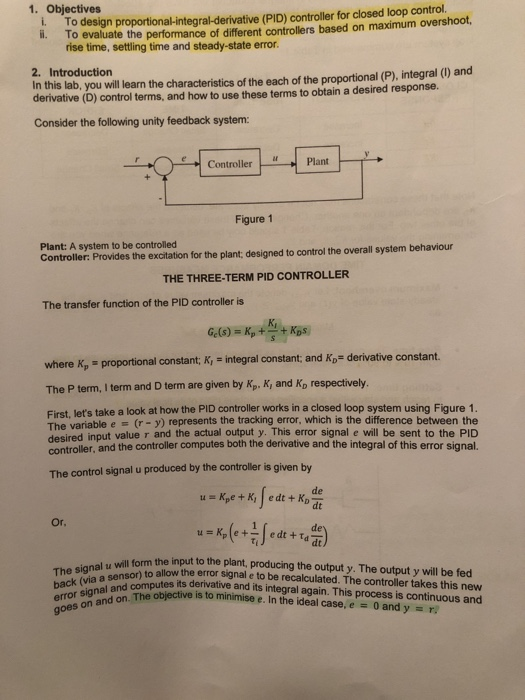 Derive the equation above/below for Proportional | Chegg.com Derive the equation above/below for Proportional | Chegg.com